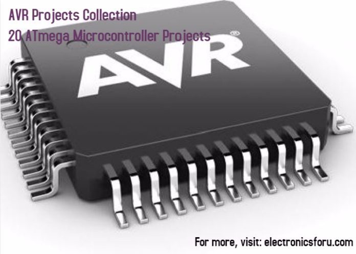 ELECTRONICS IDEA: AVR Projects Collection | 20 ATmega MCU Projects