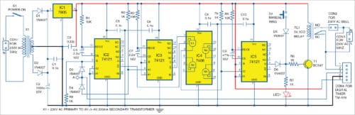 Programmable Automatic Bell System | Full Electronics Project
