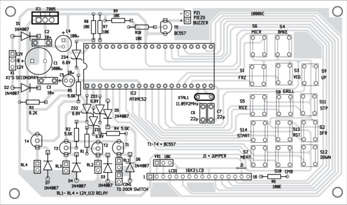 Microwave Oven Control Board | Full Electronics Project
